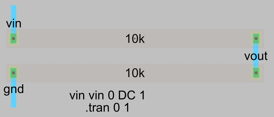 Lab 6 Layout an N-Well Resistor and Voltage Divider in ElectricVLSI
